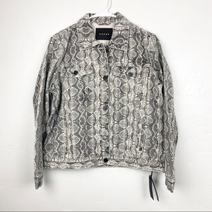 Blank NYC | Jackets & Coats | Blank Nyc Snakeskin Snake Along Denim ...